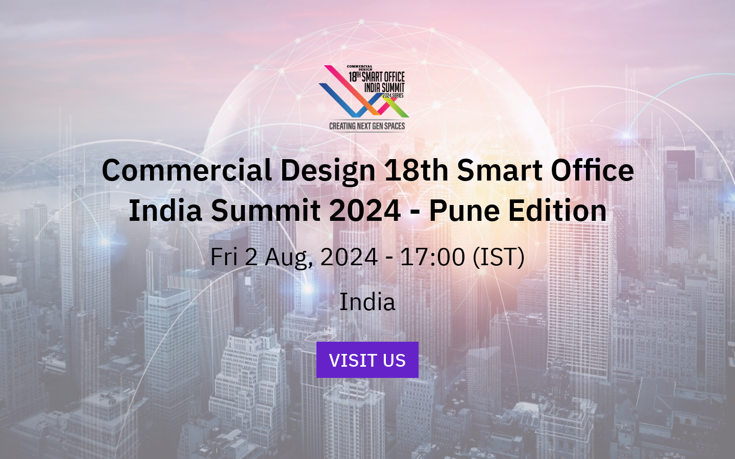 Commercial Design 18th Smart Office India Summit 2024 - Pune Edition