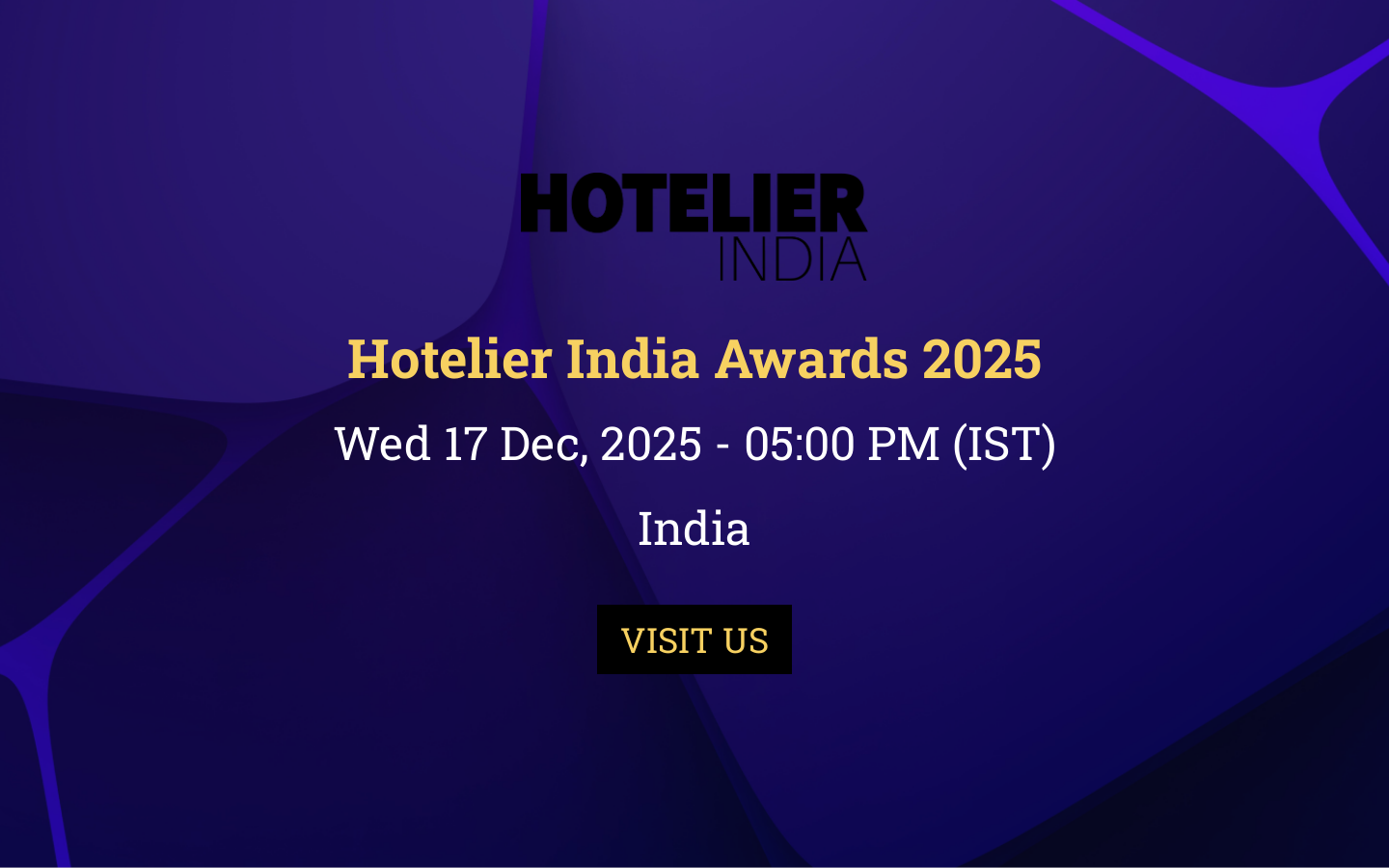 Hotelier India Awards 2025